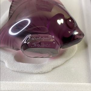 Lalique | Accents | Lalique Fish Sculpture Purple Ref 300600 | Poshmark